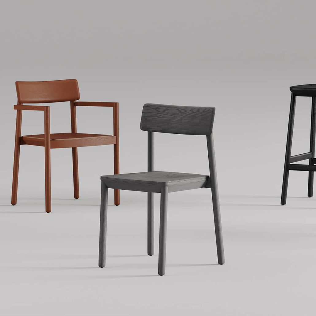 Mika Wood Dining Chair – Stylish & Durable Seating in Malta