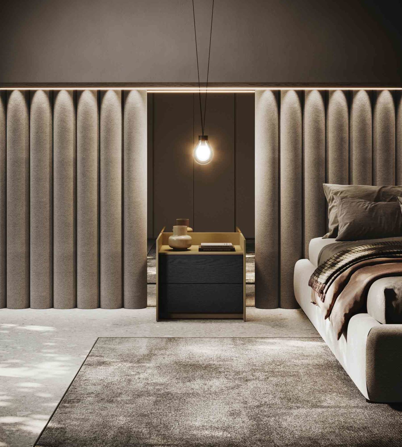 Shadow-Box & Groove Bedroom - Oxford House